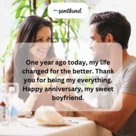 70+ Happy 1-year anniversary quotes, messages & wishes