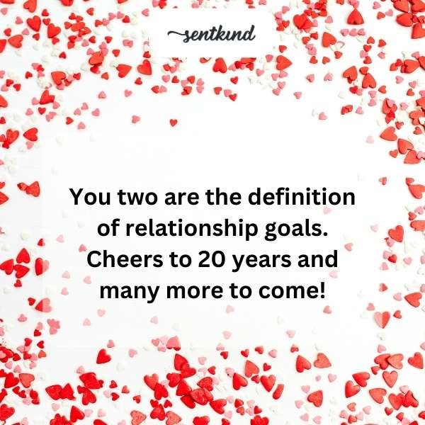 50 Happy 20-years anniversary wishes for all subjects