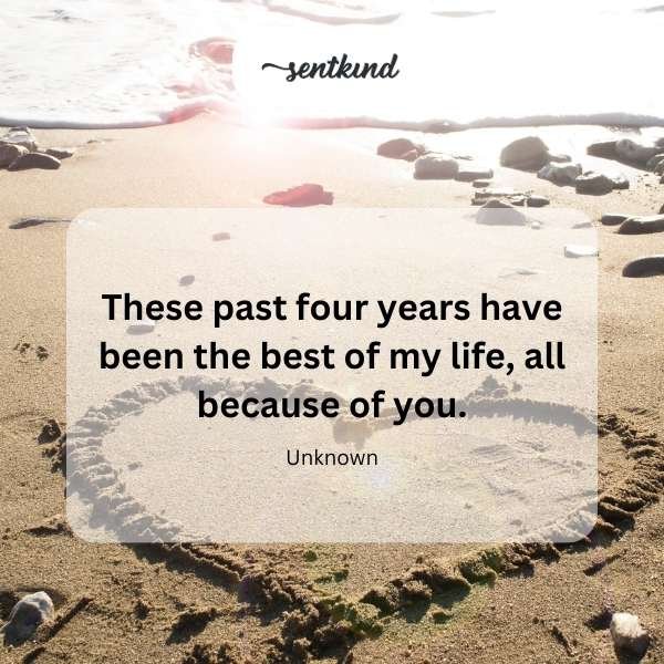 4-Year Anniversary Quotes: Celebrate Four Years of Love and Commitment