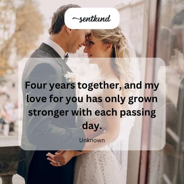 4-Year Anniversary Quotes: Celebrate Four Years of Love and Commitment