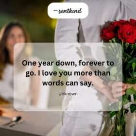 70+ Happy 1-year anniversary quotes, messages & wishes