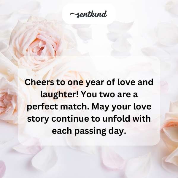70+ Happy 1-year anniversary quotes, messages & wishes