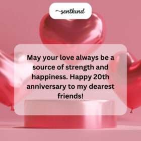 50 Happy 20-years anniversary wishes for all subjects