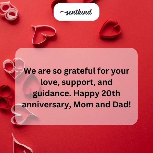 50 Happy 20-years anniversary wishes for all subjects