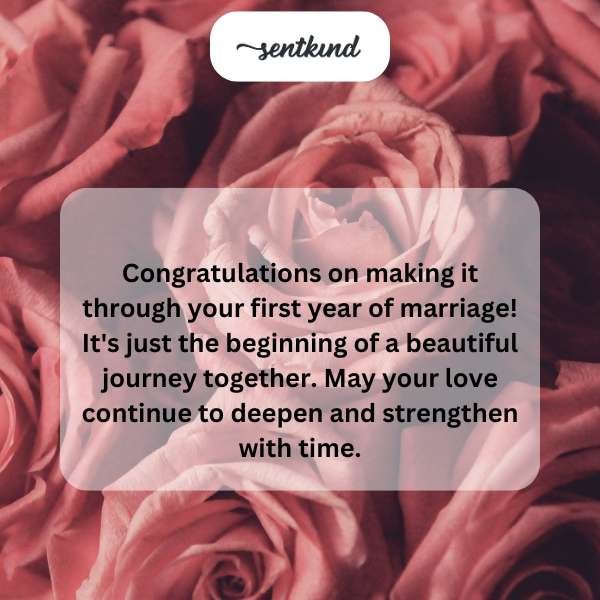 70 Happy 1-year anniversary quotes, messages & wishes - Sentkind ...