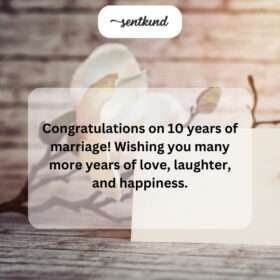 50 Happy 10-years anniversary quotes, messages & wishes
