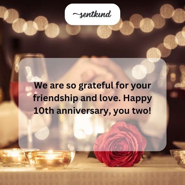 50 Happy 10-years anniversary quotes, messages & wishes
