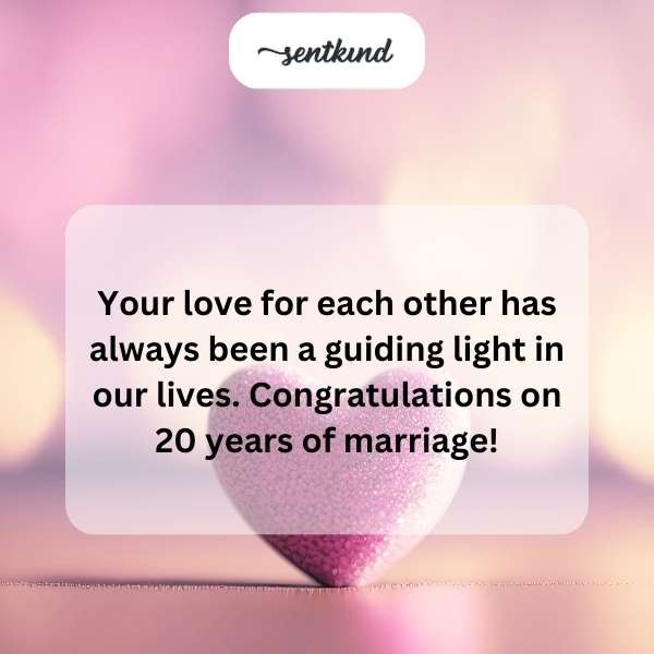 50 Happy 20-years anniversary wishes for all subjects