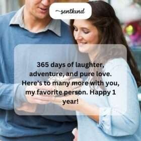 70+ Happy 1-year anniversary quotes, messages & wishes