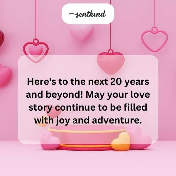 50 Happy 20-years anniversary wishes for all subjects