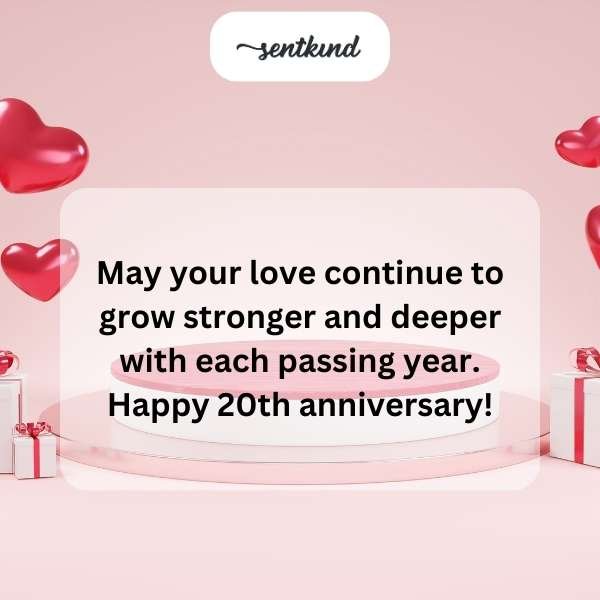 50 Happy 20-years anniversary wishes for all subjects