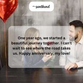 70+ Happy 1-year anniversary quotes, messages & wishes