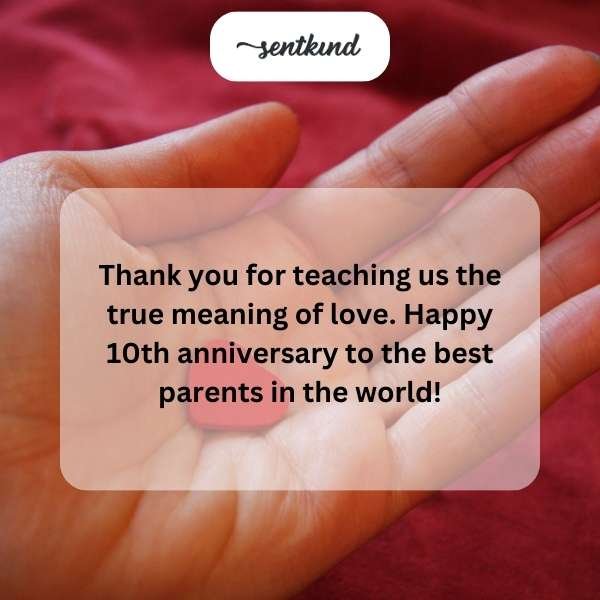 50 Happy 10-years anniversary quotes, messages & wishes