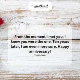 50 Happy 10-years anniversary quotes, messages & wishes