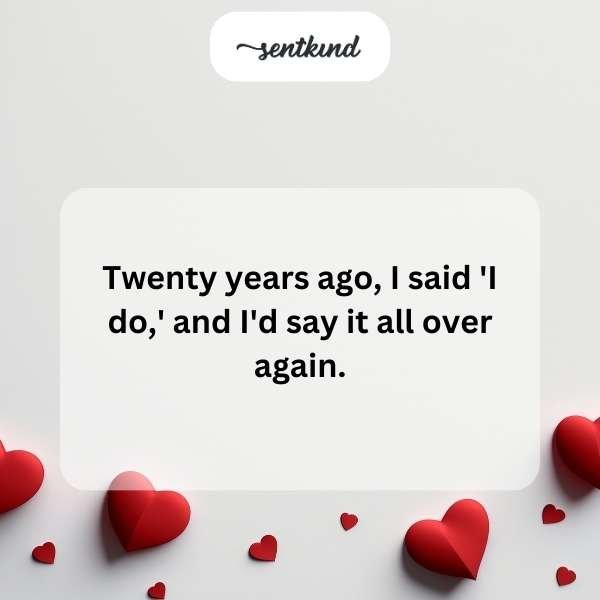50 Happy 20-years anniversary wishes for all subjects
