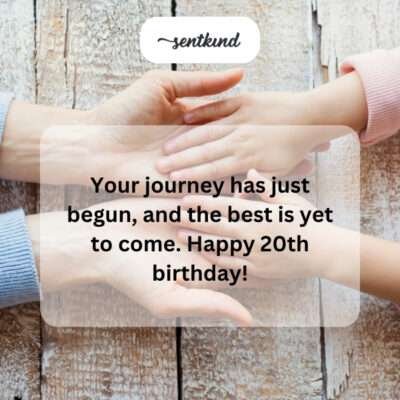 210+ Happy 20th Birthday Wishes, Messages & Quotes
