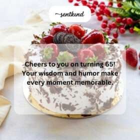 240+ Special 65th Birthday Wishes for Friends Family